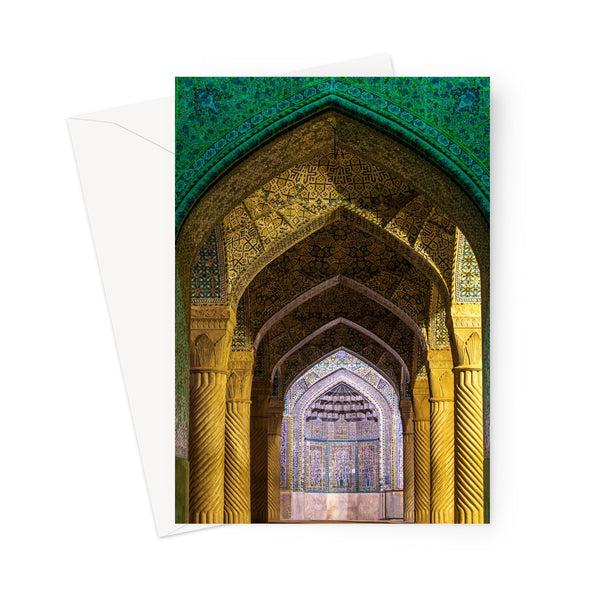 Vakil Mosque | Ayaz Ali Greeting Card – Islamic Art Prints
