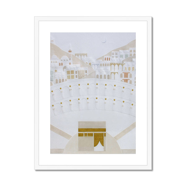 Makkah 1 | Raeda Ashour Framed & Mounted Print – Islamic Art Prints